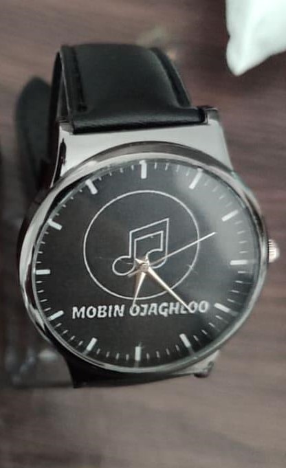 Wrist Watch With Mobin Ojaghloo’s Exclusive Logo - Mobin Ojaghloo's ...